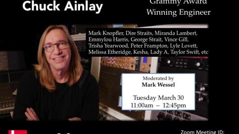 MP&E Visiting Artist Chuck Ainlay | Berklee College of Music